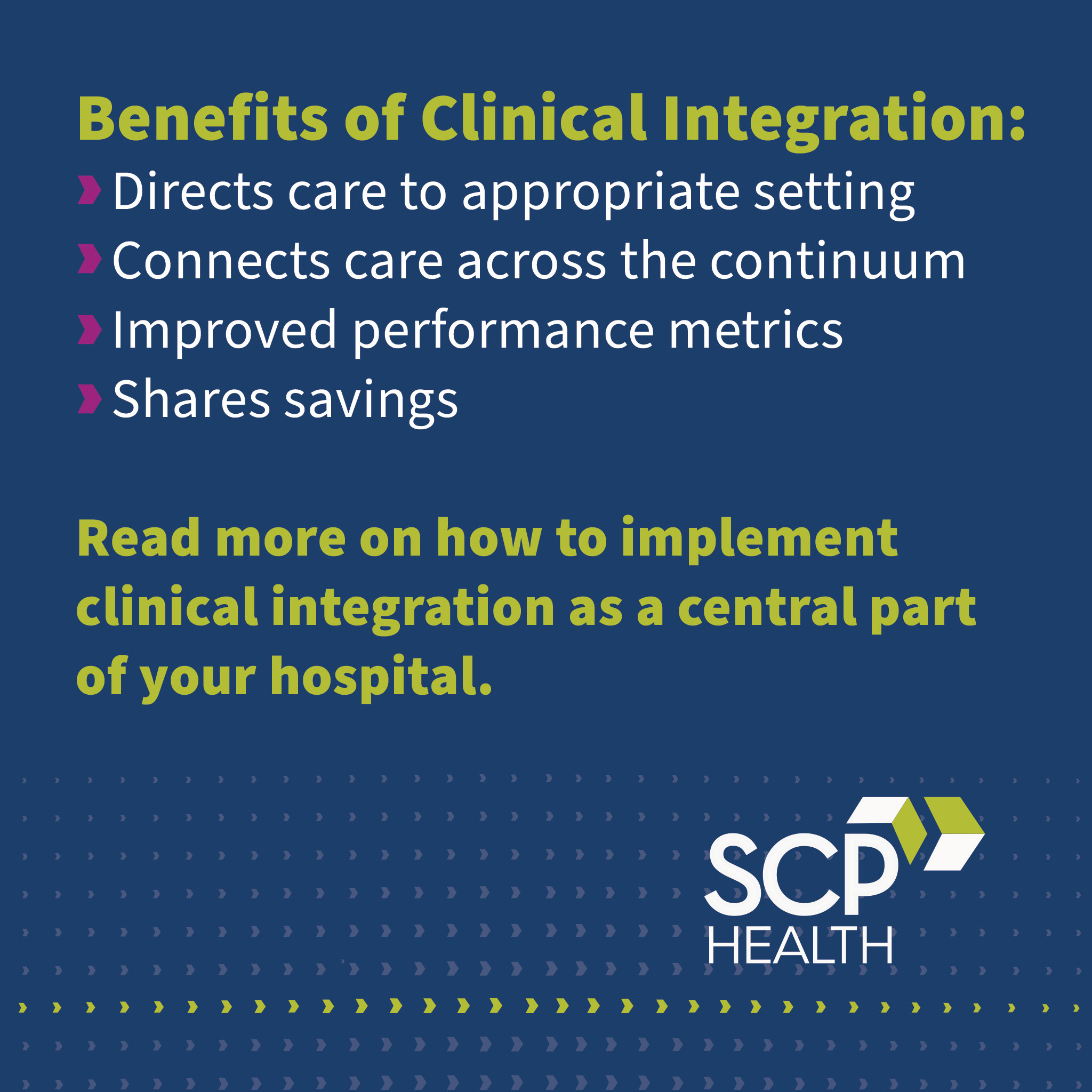 Clinical Integration: The Key to Improving Outcomes for Patient ...